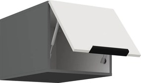ARIA aw | horní skříňka 40 NAGU-36 1F výklopná | 40 cm | HLUBOKÁ | ANTI FINGERPRINT povrch | antracit/bílá