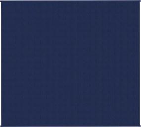 Zátěžová deka modrá 200 x 220 cm 9 kg textil 3154803
