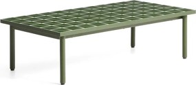 Zahradní konferenční stolek s keramickou deskou 61x122 cm Maurina – Kave Home