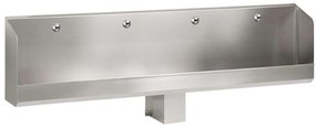 Sanela - Pisoárový žlab s elektronikou, délka 2400 mm, napájení ze sítě, nerez SLPN 05E