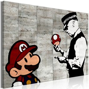 Obraz XXL Banksy: Mario Bros