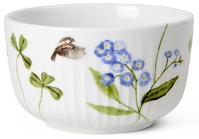 KÄHLER Porcelánová miska Hammershøi Summer Forget me not, modrá barva, zelená barva, bílá barva, porcelán