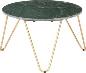 vidaXL Konferenční stolek 65x65x42 cm pravý kámen mramorový vzor [286447] Barva: Zelená