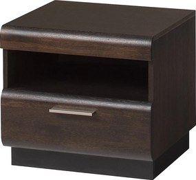 Casarredo - Komfort nábytek Noční stolek PORTI P-79 dub čokoládový