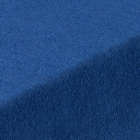 Napínací prostěradlo froté EXCLUSIVE královsky modré sada 2 ks 90 x 200 cm