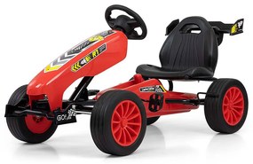 Dětská šlapací motokára Go-kart Milly Mally Rocket červená Barva: Červená