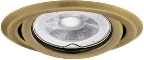 Podhledové svítidlo Kanlux ARGUS II CT-2115-BR/M matná mosaz sklopný 37158