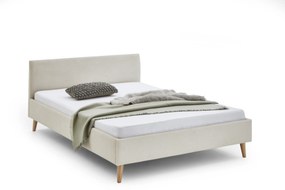 Čalouněná postel VIKTORIA 140x200, béžová