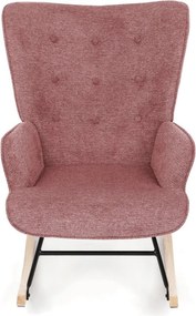 Houpací křeslo AK-373 PINK2, látka, růžová (67 x 85) cm