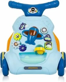 CHIPOLINO Chodítko interaktivní Plane Blue / od 6 měsíců