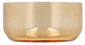 Lyngby Glas Skleněná miska Valencia 13 cm Amber