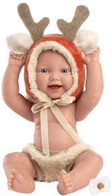 Llorens Rrealistická panenka miminko s celovinylovým tělem chlapeček