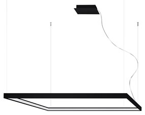 Závěsné LED svítidlo Nelya l, 1x LED 70w, 4000k, b