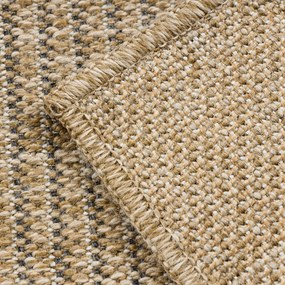 Dywany Łuszczów, Kusový koberec Spark 0688 beige/black, 160x220, béžová, chodba / předsíň