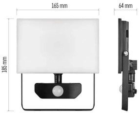 LED Reflektor se senzorem TAMBO LED/30W/230V 4000K IP54