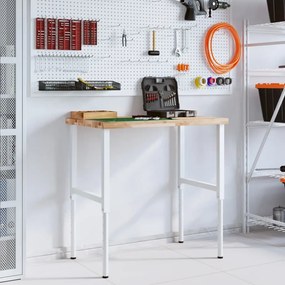 Pracovní stůl 100x60x(73–99,5) cm masivní akácie obdélníkový 3309713