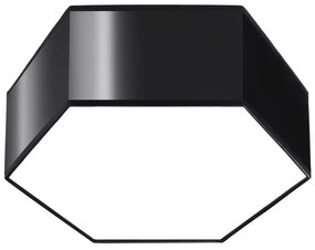 Sollux | Sollux SL.1059 - Stropní svítidlo SUNDE 2xE27/60W/230V 11,5 cm černá | SLX0852