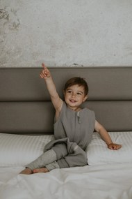 Sleepee Mušelínový spací pytel s nohavicemi RŮŽOVÝ Zvolte rozměr: S (1 - 2 roky)