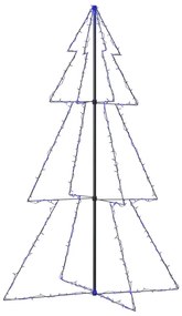 328584 vidaXL Vánoční stromek kužel 240 LED diod dovnitř i ven 118 x 180 cm
