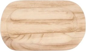 Přírodní dřevěný dekorační podnos Tippo - 24*14*2 cm