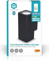 Nedis Venkovní světlo Smartlife / 760 lm / Bluetooth / 8.5 W / / 2700