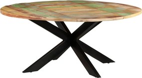 Jídelní stůl kulatý 175 x 75 cm masivní recyklované dřevo 321685