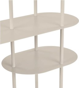 Béžový kovový regál 118x139x31 cm Rieti – House Nordic