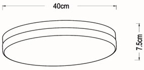 Lucide 79111/40/31 - LED Koupelnové svítidlo BISKIT LED/36W/230V IP44 bílá