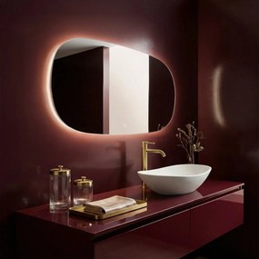 Tutumi Zrcadlo 100x60 cm s regulovatelným LED osvětlením HOM-01523