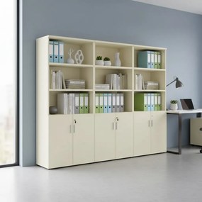 Vysoká skříň SimpleOffice 80 x 40 x 180 cm, bílá