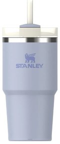 Fialová termoska s brčkem z nerezové oceli 600 ml Quencher H2.0 FlowState Tumbler Dew Drop – Stanley