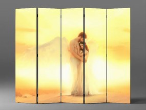 Liox Paraván andělé v západu slunce Rozměr: 225 x 180 cm