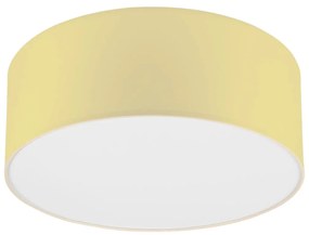 Lamkur | Stropní svítidlo SIRJA PASTEL DOUBLE 2xE27/15W/230V pr. 35 cm žlutá | LA48116
