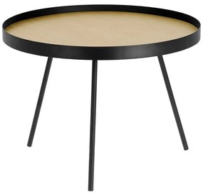 Dřevěný kulatý konferenční stolek Kave Home Nenet 84 cm