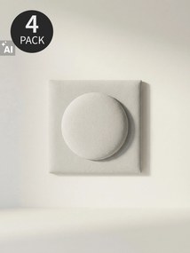 Sinsay - Čalouněné nástěnné panely ve tvaru kostek 4 pack - modrá