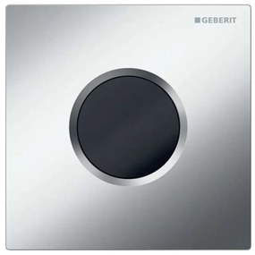 Geberit - Elektronické ovládání splachování pisoárů typ 01, síťové napájení, easy to clean, matný chrom 116.021.JQ.5