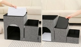 Tutumi Tutumi, schody pro psa, 3ks, P70401, šedá, HOM-06603