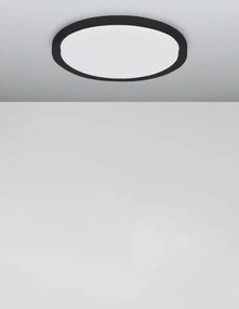 LED stropní svítidlo Troy 46 černé