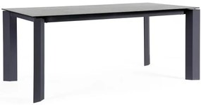 BIZZOTTO Zahradní jídelní stůl OTAVIO 180x95 cm antracit