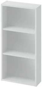 Cersanit Larga, závěsná otevřená skříňka 80x40x14 cm, šedá matná, S932-086