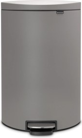 Odpadkový koš s pedálem Flat Back 40 l mineral concrete grey