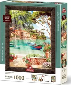 ART PUZZLE 5662 Puzzle s rámem a lepidlem 3v1 Dobré ráno / 1000 dílků