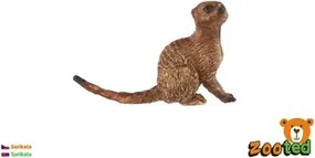 ZOOTED Figurka Surikata světle hnědá / Plast / 6 cm / 3+