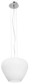 Nova Luce Závěsné svítidlo NALA, 30cm, E27 1x12W Barva: Opálové sklo