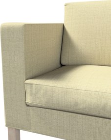 Potah na pohovku IKEA  Karlanda rozkládací, krátký barva béžová látka pletený vzor