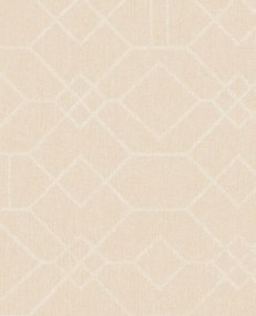 Krémová vliesová tapeta s geometrickým vzorem 324010 Embrace Eijffinger