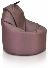 Sedací vak ECOPUF - YOKO - polyester NC15 - Tmavě hnědá