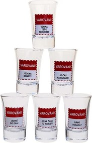 Sada 6 odlivek VAROVÁNÍ 40 ml
