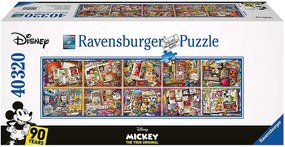 Ravensburger puzzle mickey mouse během let 40320 dílků
