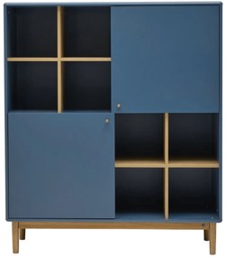 OnaDnes -20% Modrá lakovaná komoda Tom Tailor Color Living II. 118 x 40 cm